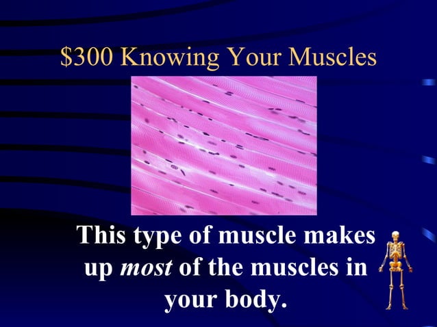 Bone Muscle Skin Jeopardy | PPT
