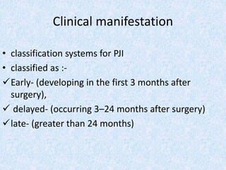 osteomyelitis & prosthetic joint infection | PPTX | Infectious Diseases ...