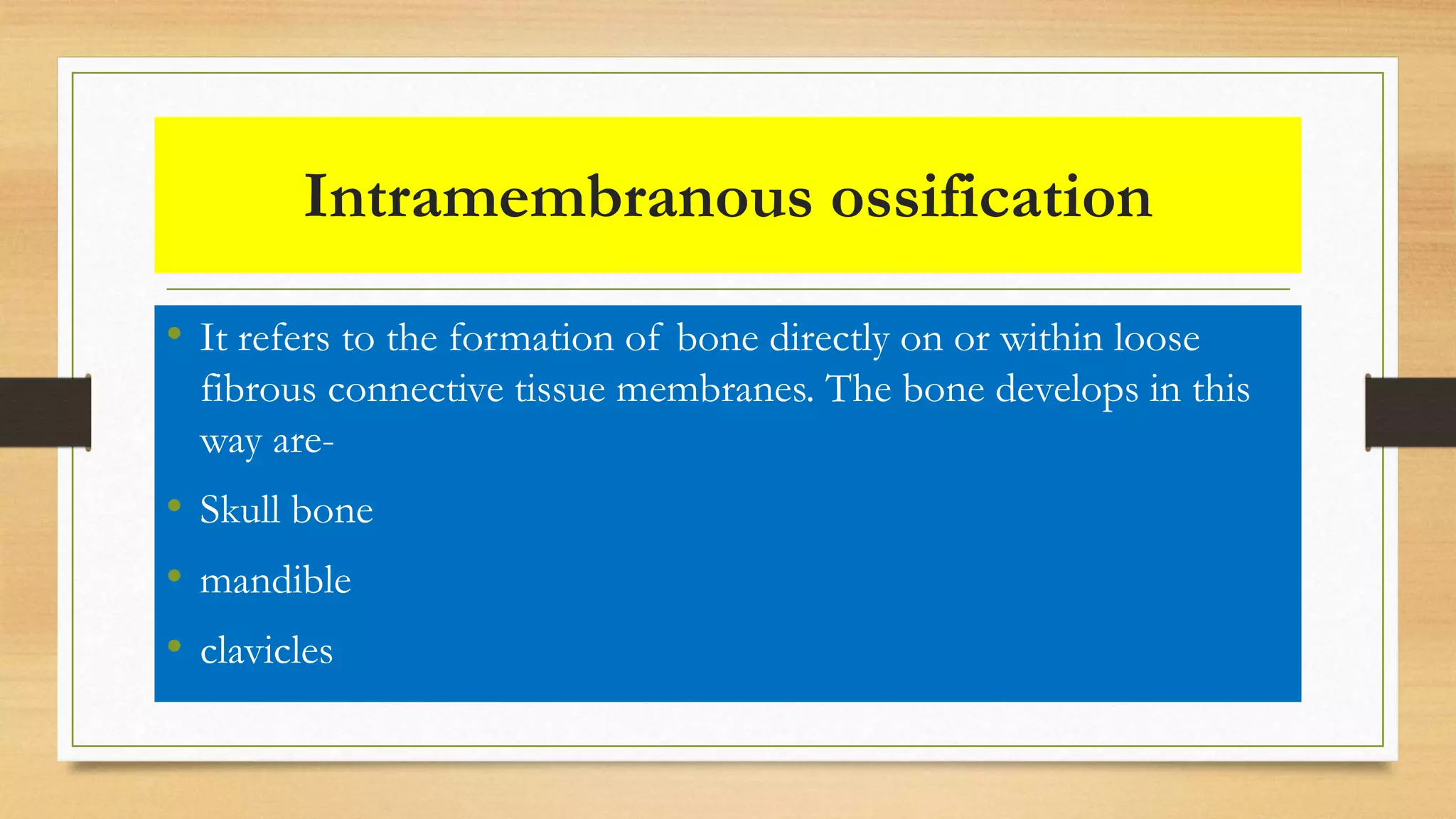 Bone ossification | PPTX
