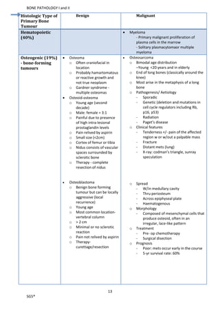 Bone pathology i and ii | PDF