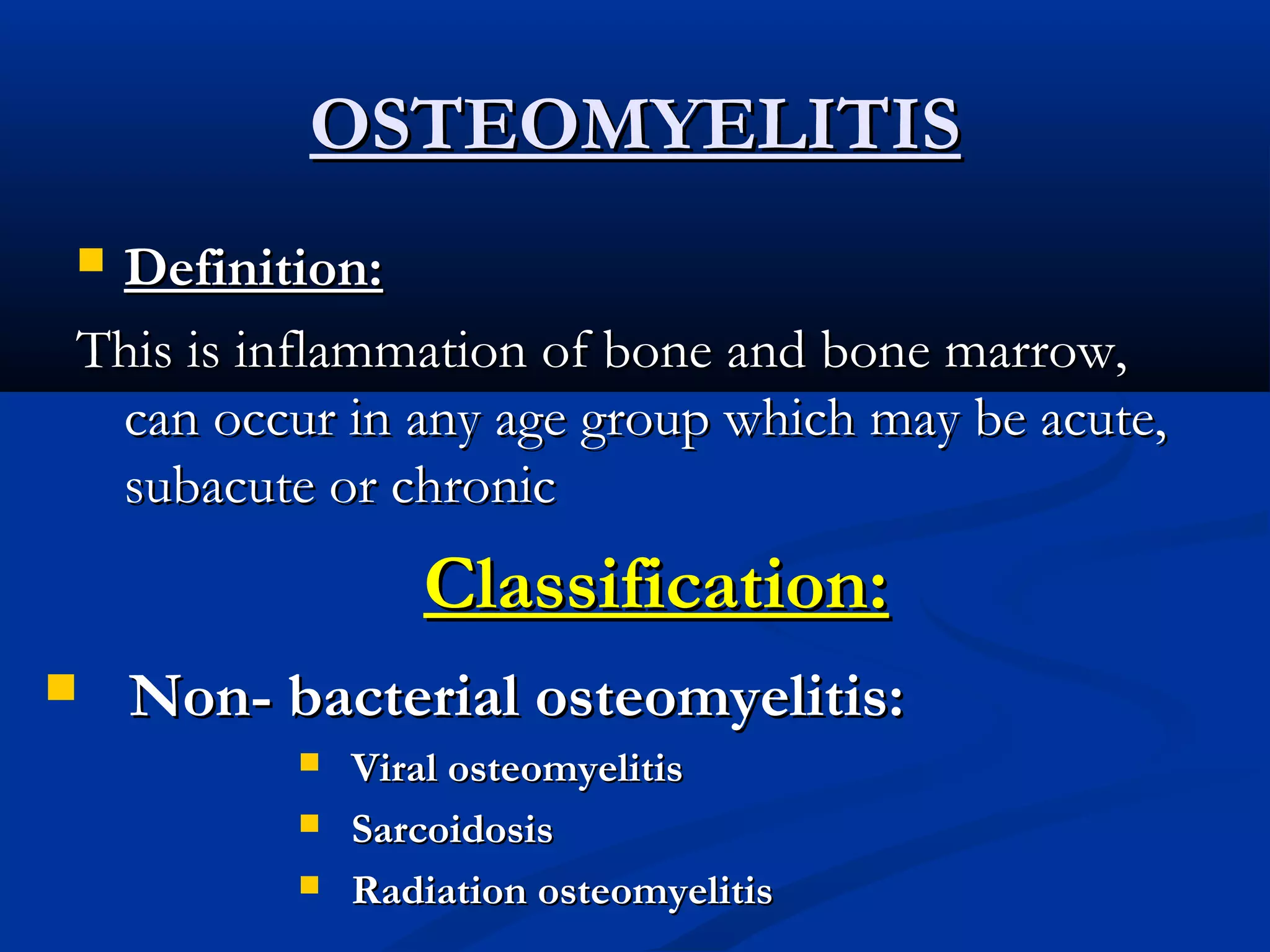 osteomylitis | PPT