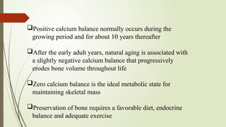 bone physiology and metabolism orthodontics | PPTX