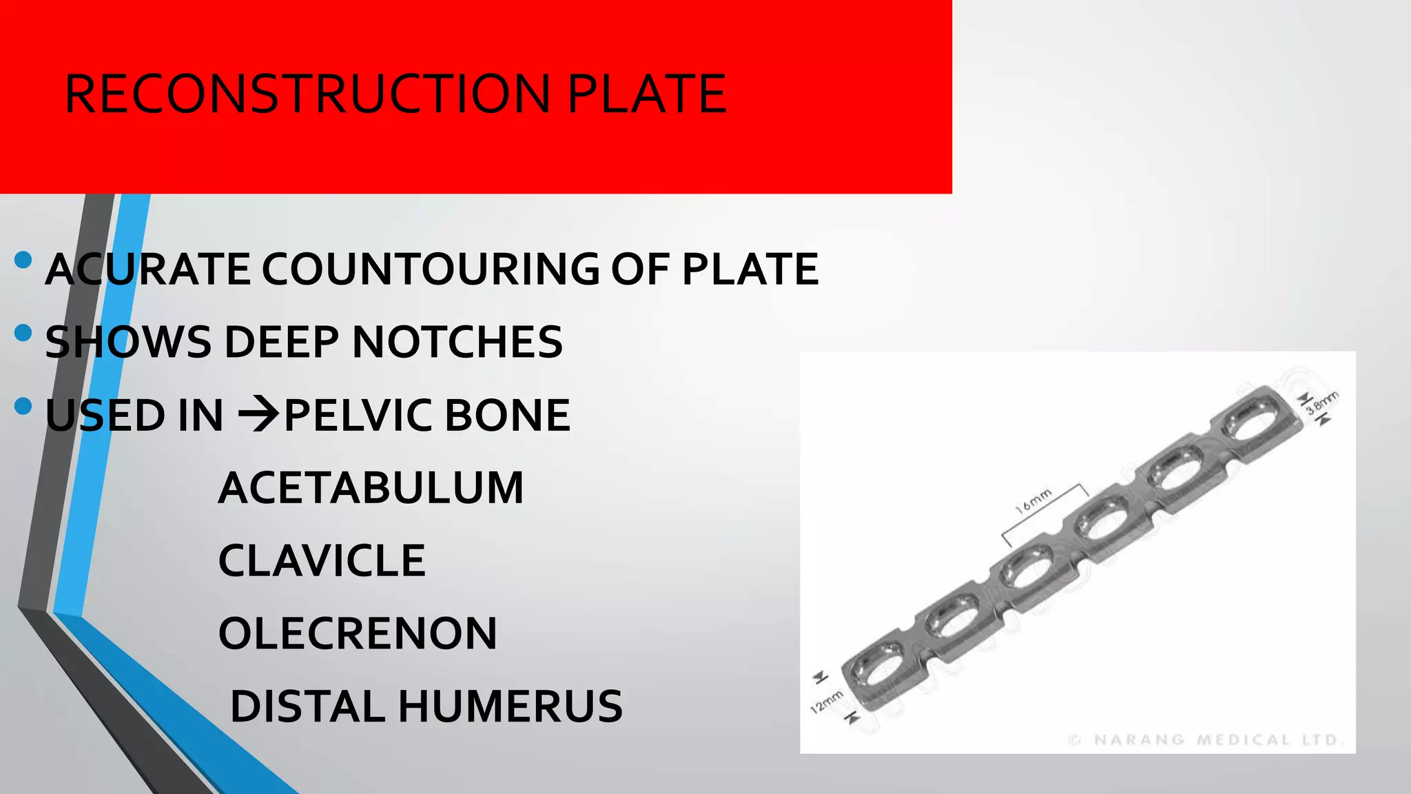 ORTHOPEDIC BONE PLATE | PPTX