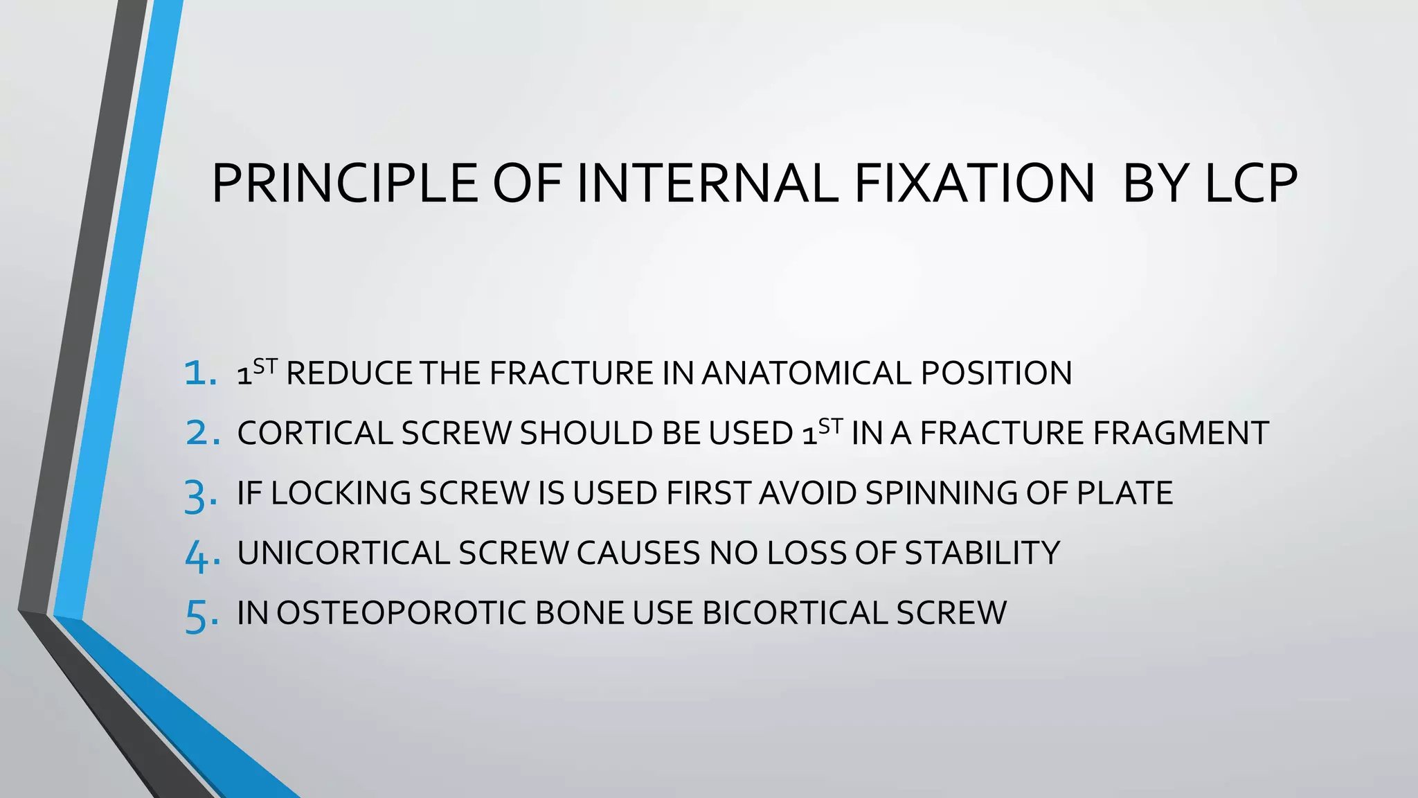 ORTHOPEDIC BONE PLATE | PPTX