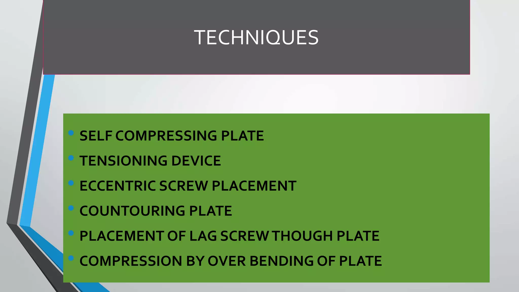 ORTHOPEDIC BONE PLATE | PPTX
