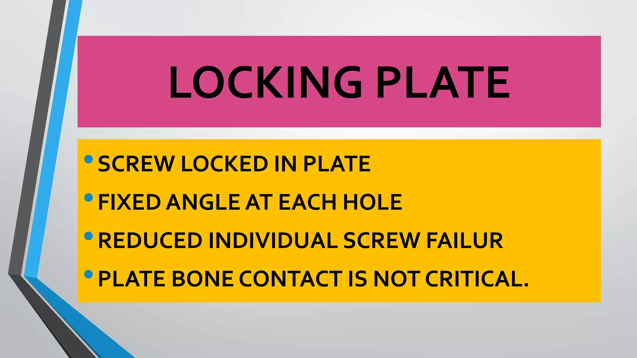 ORTHOPEDIC BONE PLATE | PPTX