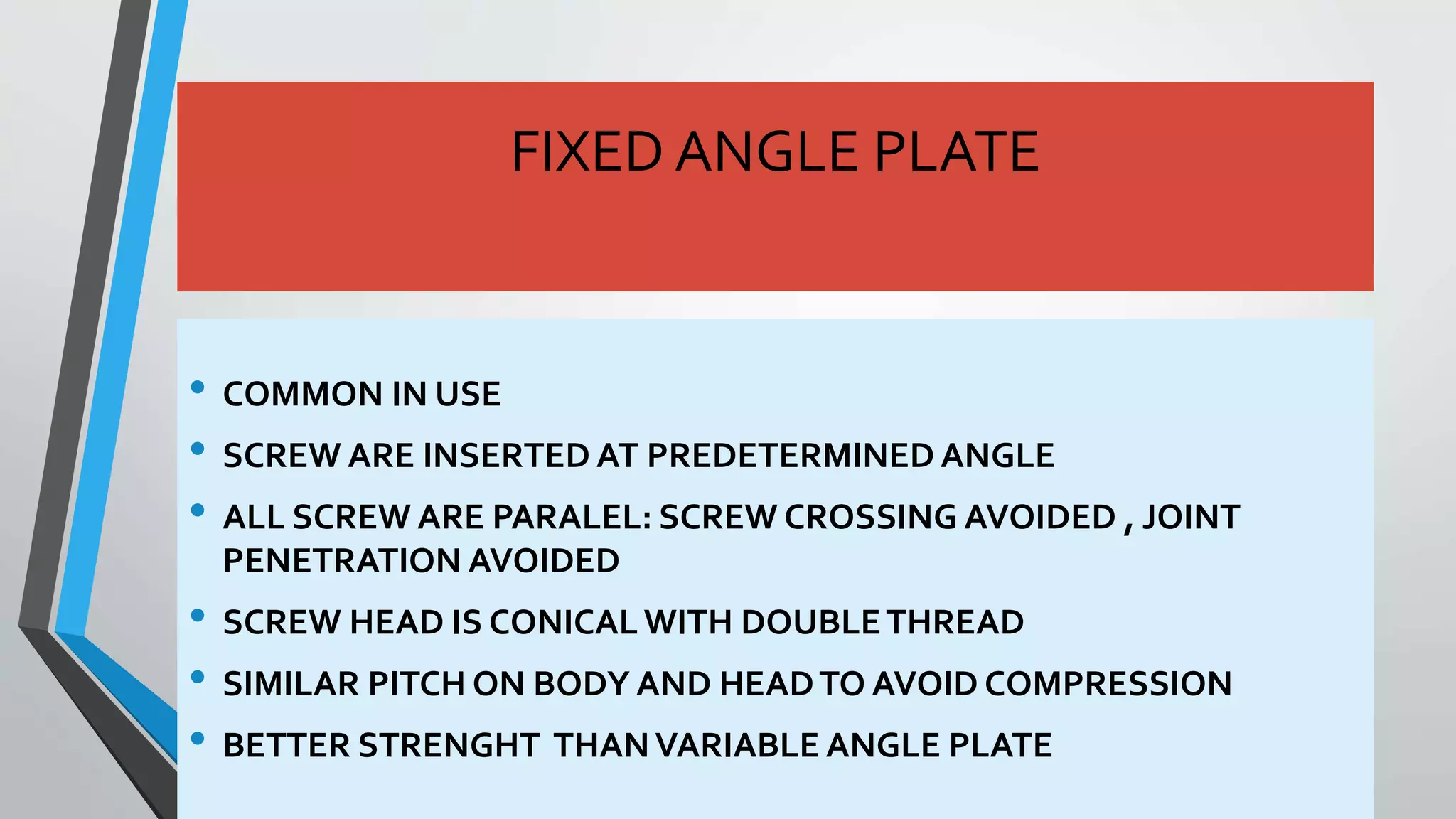 ORTHOPEDIC BONE PLATE | PPTX