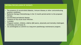 Bone regeneration in extraction sockets with autologous platelet | PPT