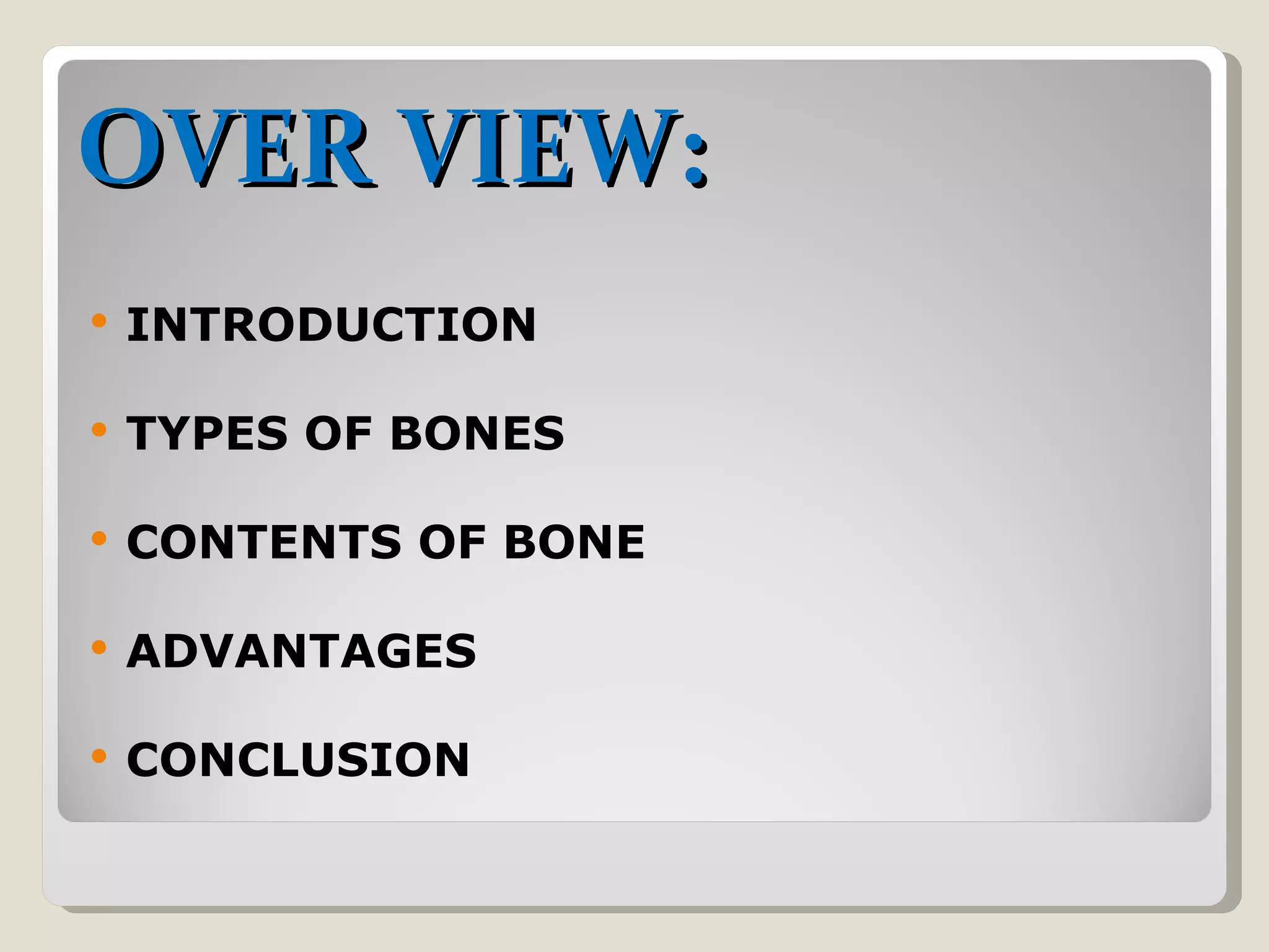 Bones | PPT