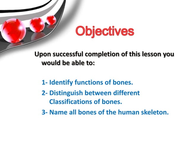 Bones | PPTX