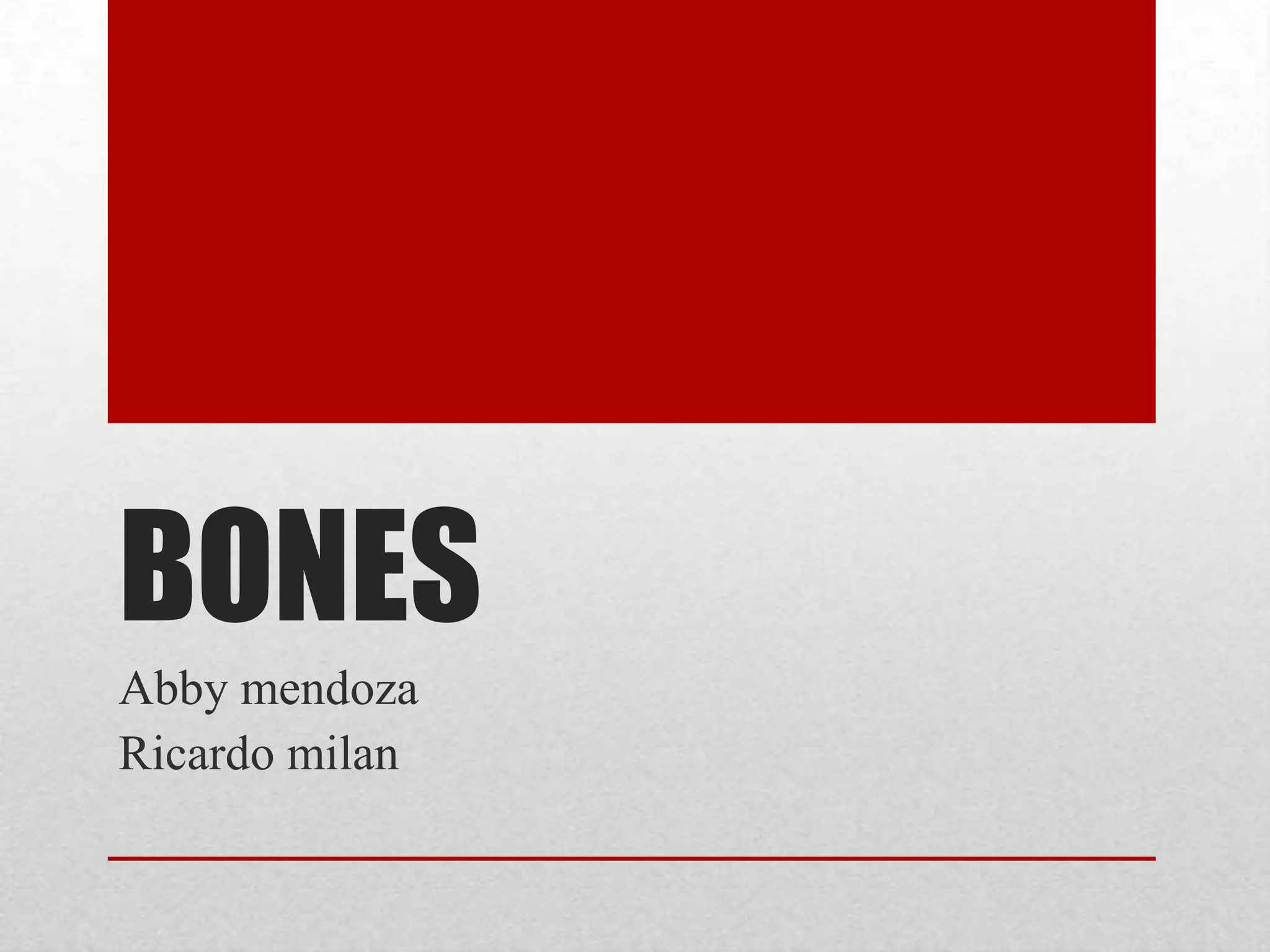 Types of BONES | PPTX