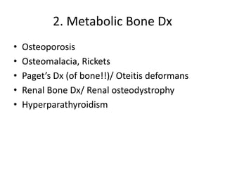 Bones pathology | PPTX