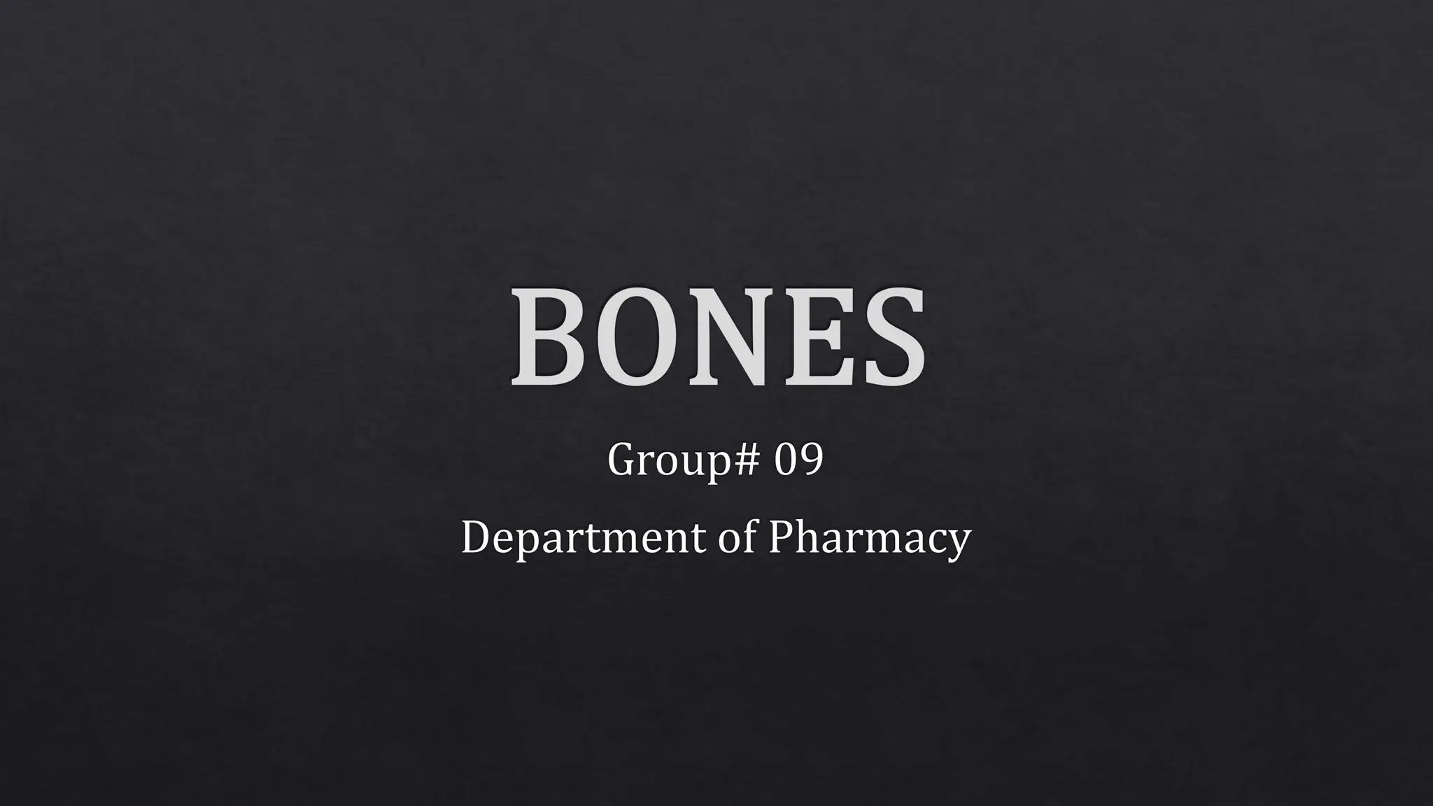 Introduction to Bones. Very precise intro to the Bones | PPT