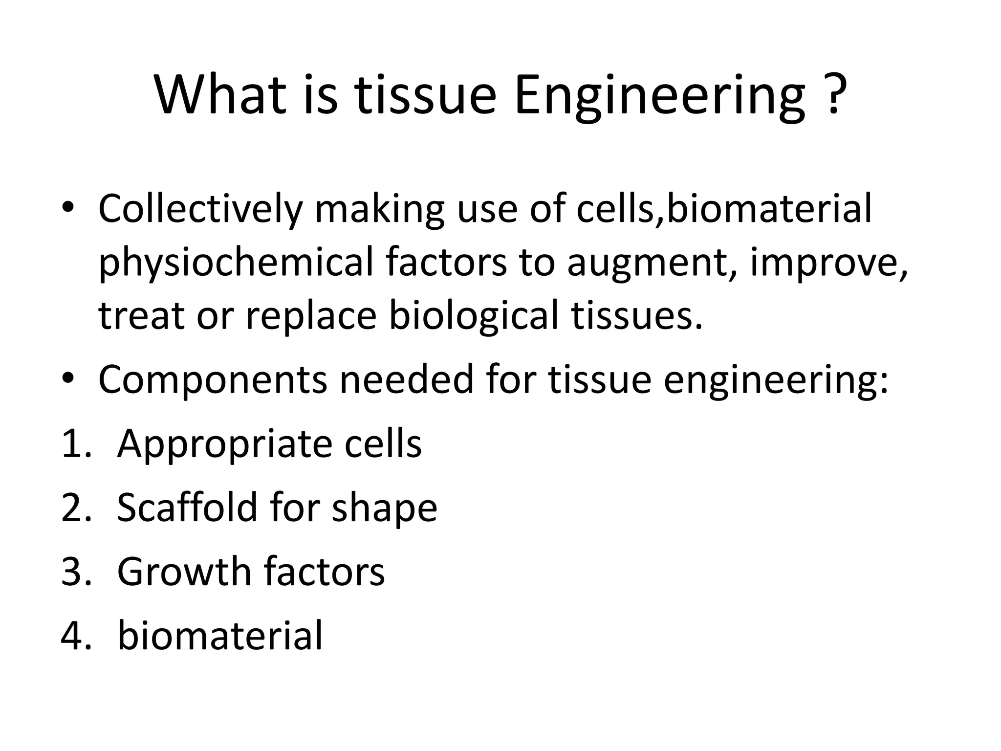 Bones and cartilages tissue engineering | PPTX