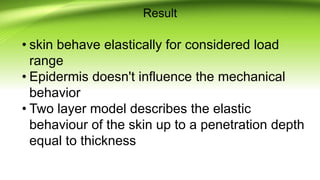 elastic behaviour of Bones,skin and muscles | PPTX