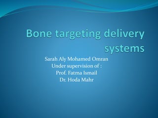 Bone targeting delivery system | PPT