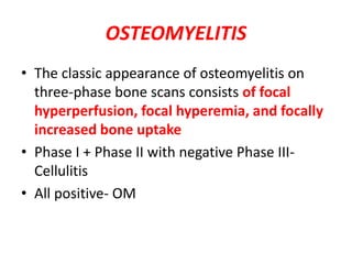 Bone scan in Orthopaedics | PPTX