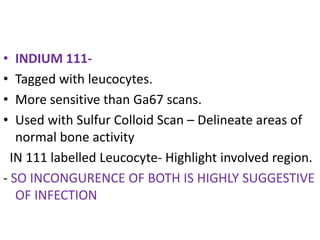 Bone scan in Orthopaedics | PPTX