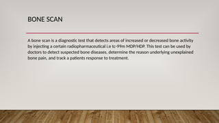 BONE Scan. Power point presentationnnnnnnnn | PPT