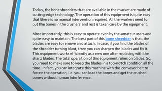 Bone Shredder | PROSINO | PPTX