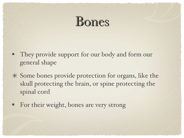 Bones, Muscles And Joints | PPT