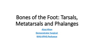 Bones of the Foot p3 . . . . . . . . . . . | PPTX