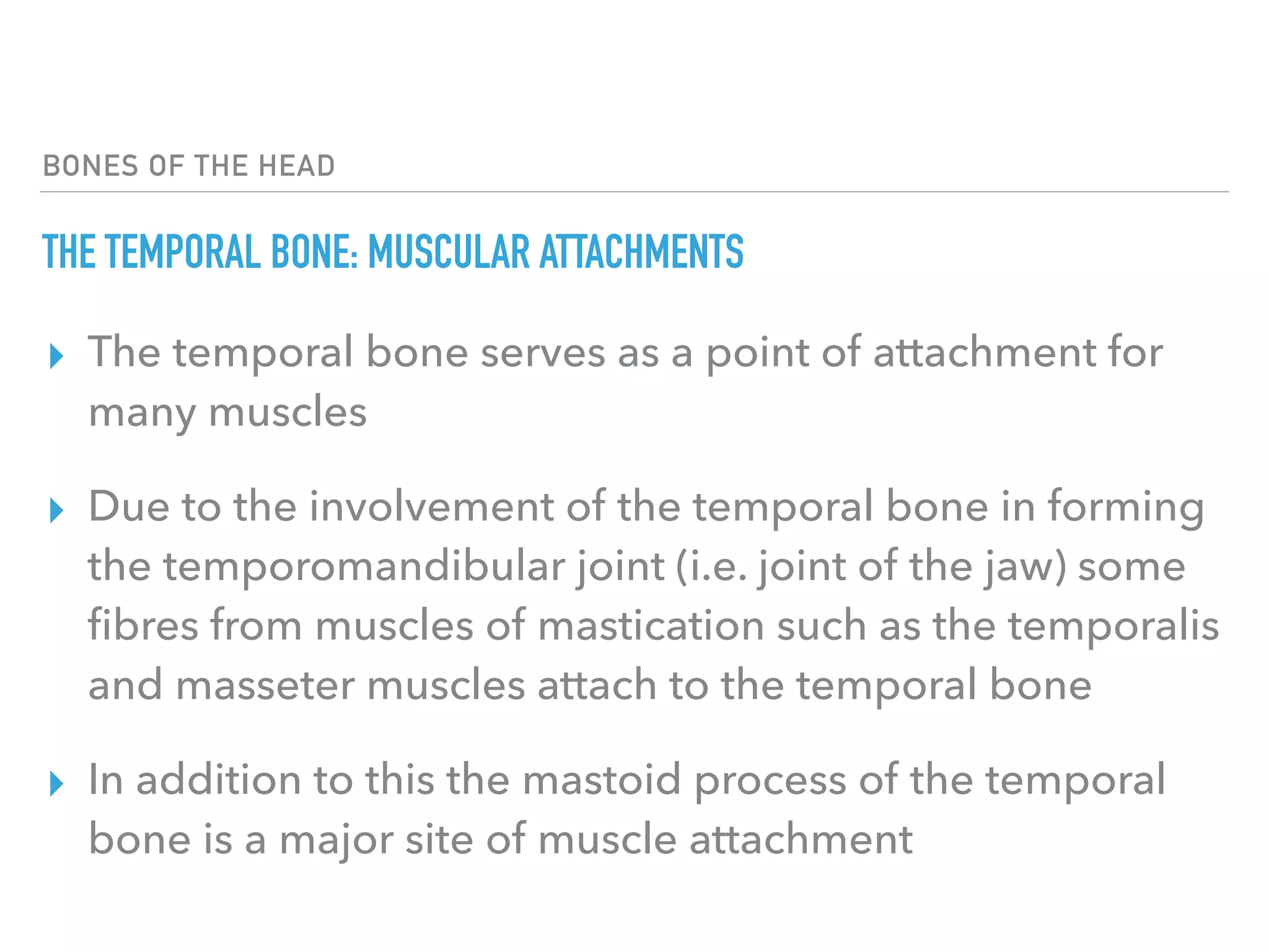 Bones of the head | PDF