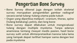 Bone survey radiography skull, spine, thorax and long bone | PDF