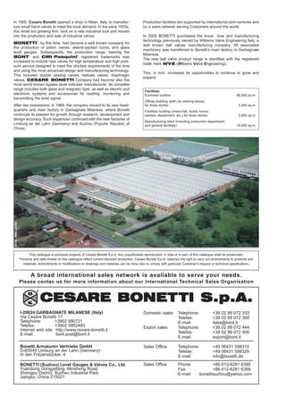 valvulas Bonetti | PDF