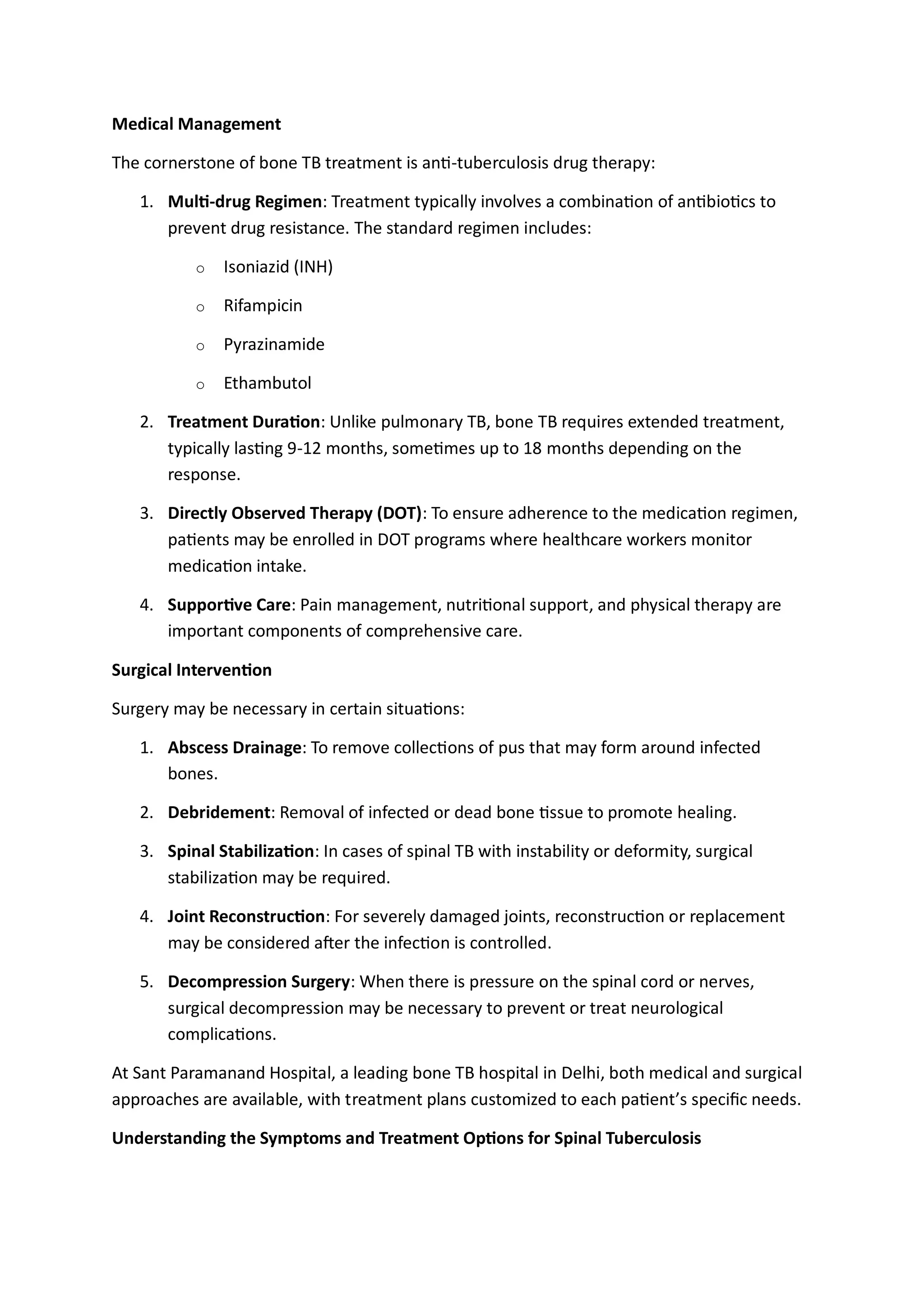 Bone Tuberculosis Explained: Causes, Symptoms, Diagnosis, and Treatment ...