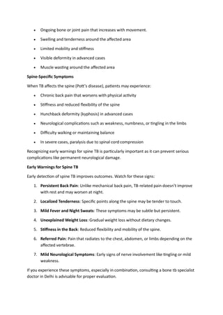 Bone Tuberculosis Explained: Causes, Symptoms, Diagnosis, and Treatment ...
