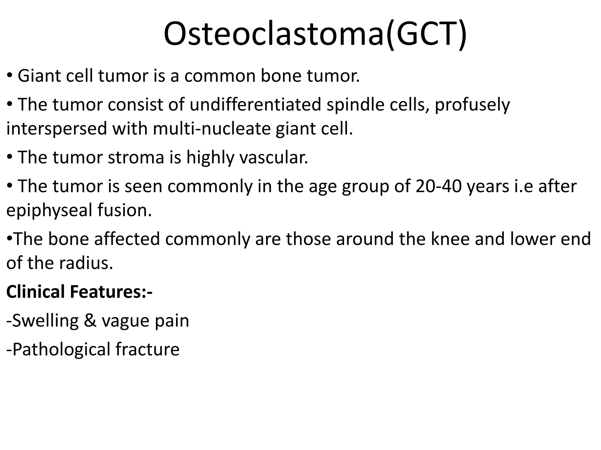 A lecture slide of Bone Tumor.pptx for nursing | PPTX