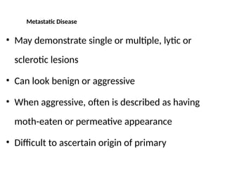 Bone tumor power point presentation. from Department of Radiology | PPTX