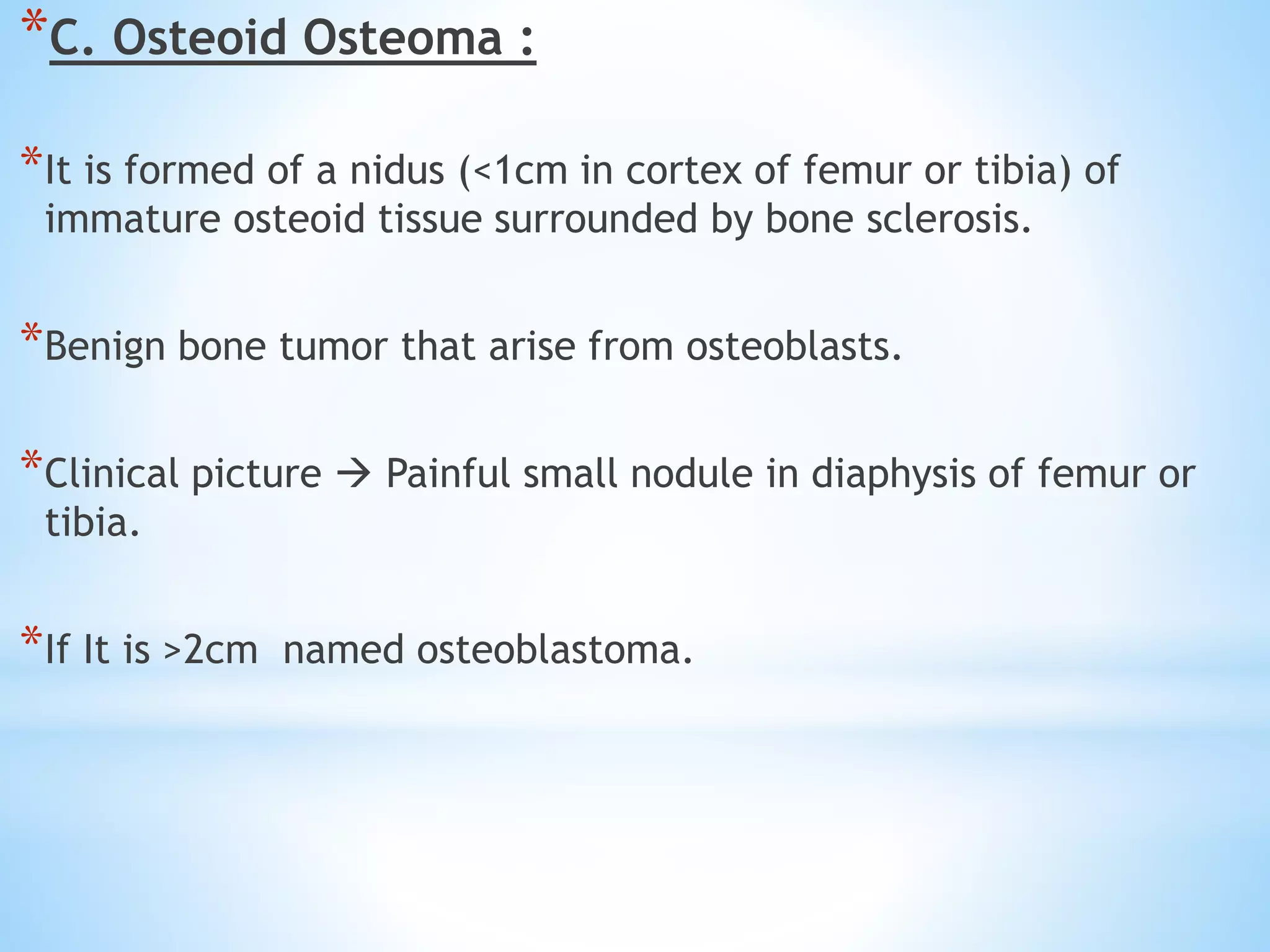 Bone tumors . orthopedics | PPTX