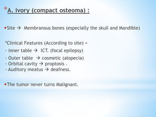 Bone tumors . orthopedics | PPTX