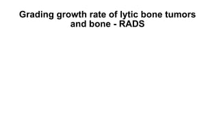 bone tumors final presentation in different sce | PPTX