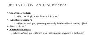 bone tumors final presentation in different sce | PPTX