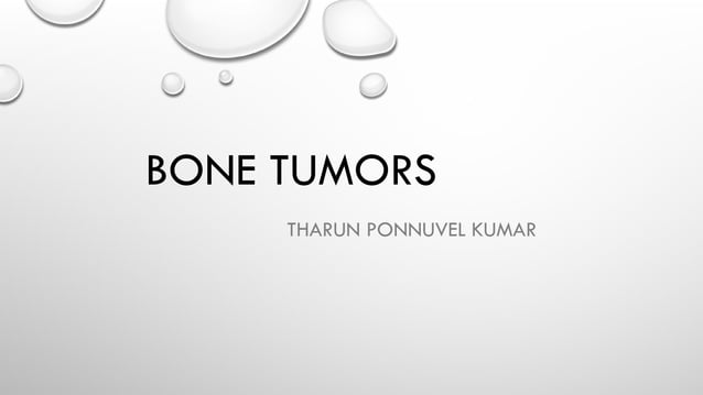 Bone Tumors new.pptx. . | PPTX