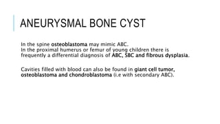 Bone tumors part 2 | PPT