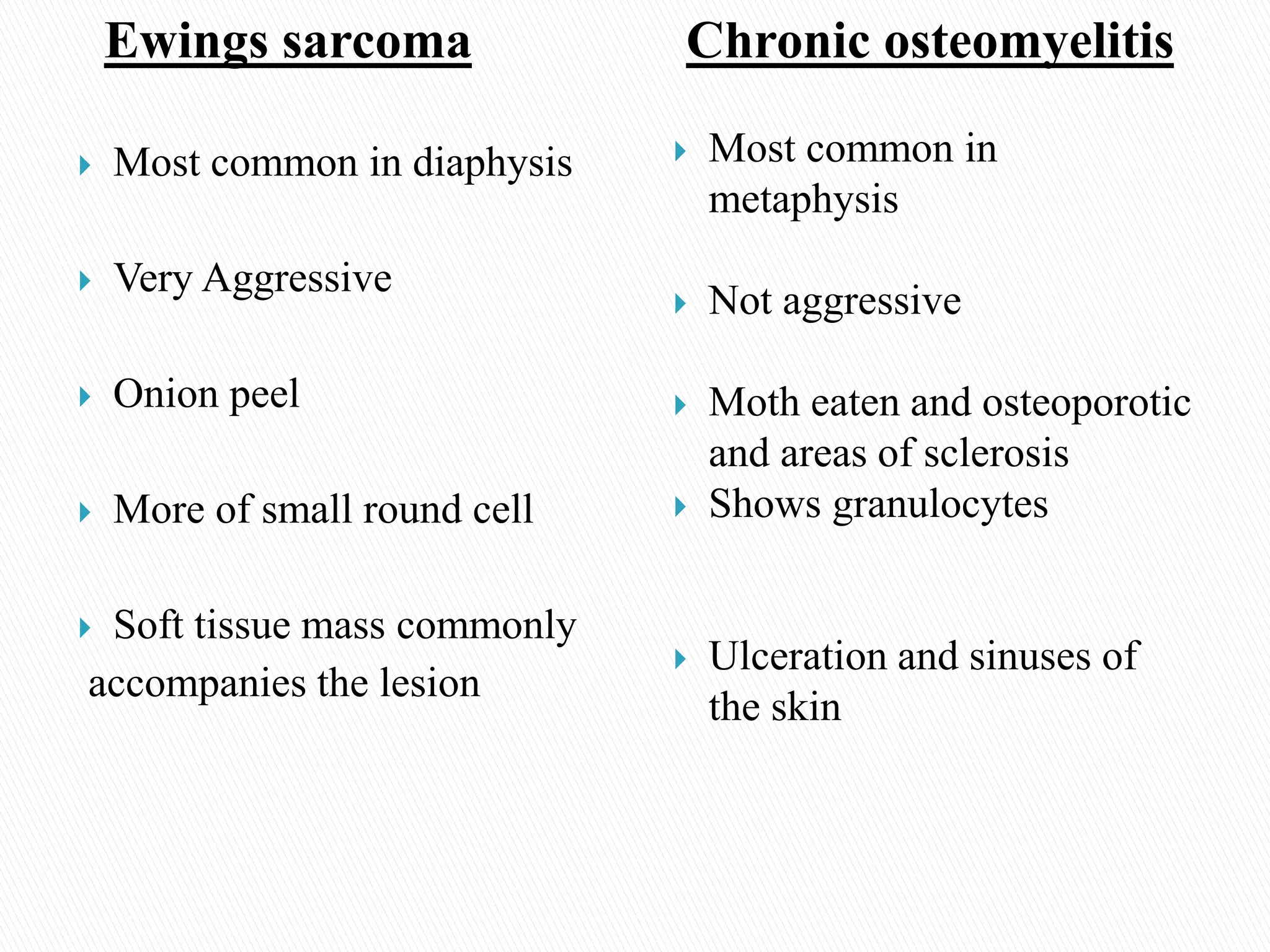 Bone tumors :CLASSIFICATION ,EWING'S & OSTEOSARCOMA | PPTX