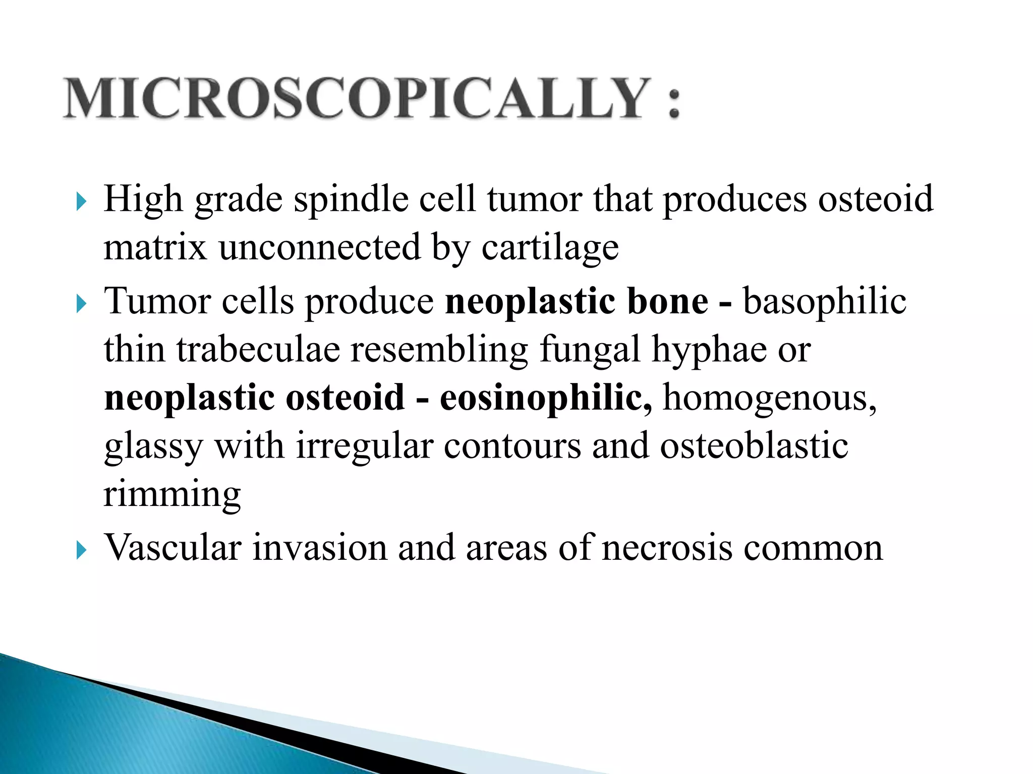 Bone tumors :CLASSIFICATION ,EWING'S & OSTEOSARCOMA | PPTX