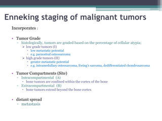 Bone tumor staging systems | PPTX