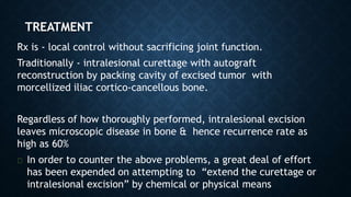 Bone tumour gct | PPTX