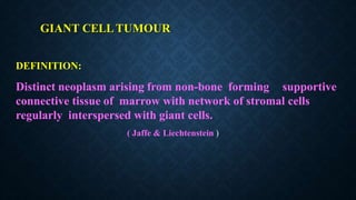 Bone tumour gct | PPTX
