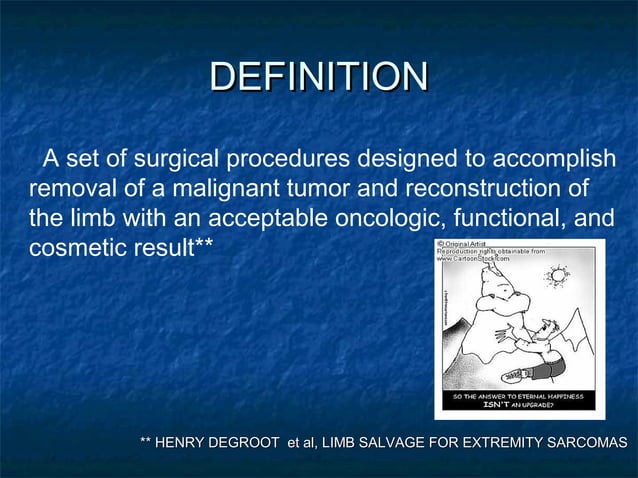 Bone tumours and principles of limb salvage surgery | PPT | Bone and ...