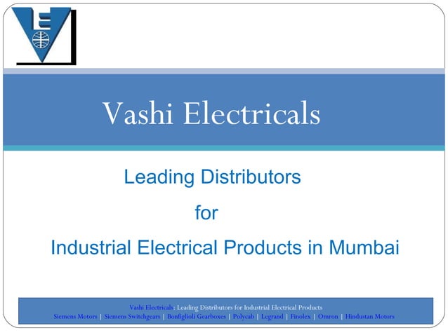Bonfiglioli Gearboxes and Gear Motors offered by Vashi Electricals | PPT