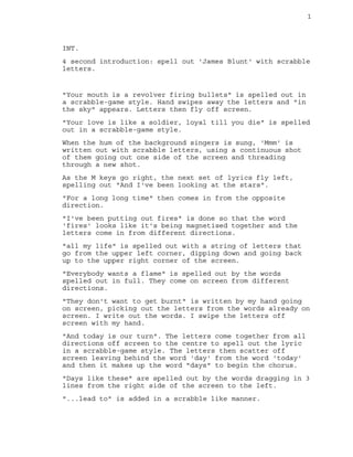 Bonfire Heart Animation Video (Stop Motion) Script | PDF