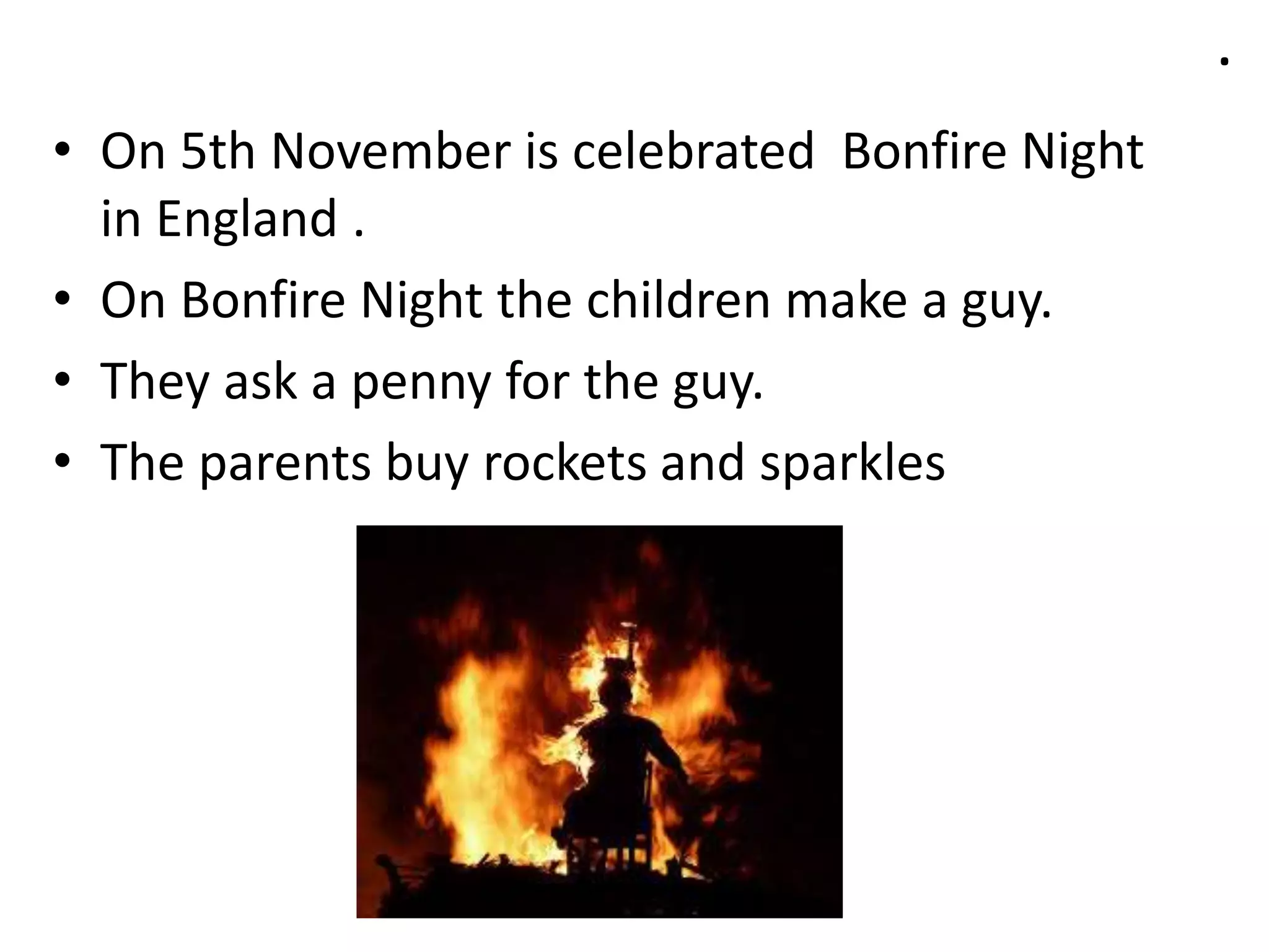Bonfire night | PPTX