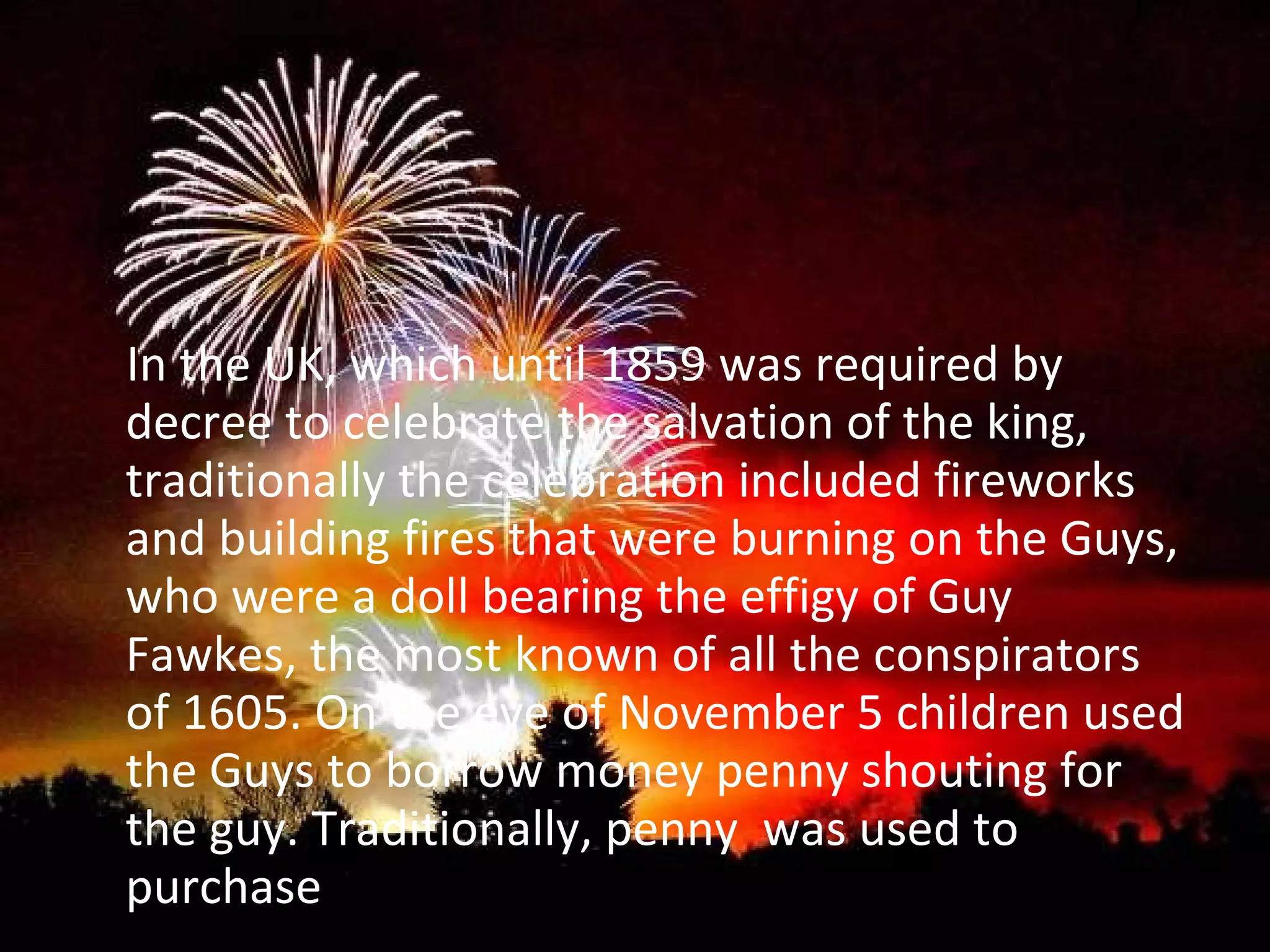 Bonfire night info | PPT