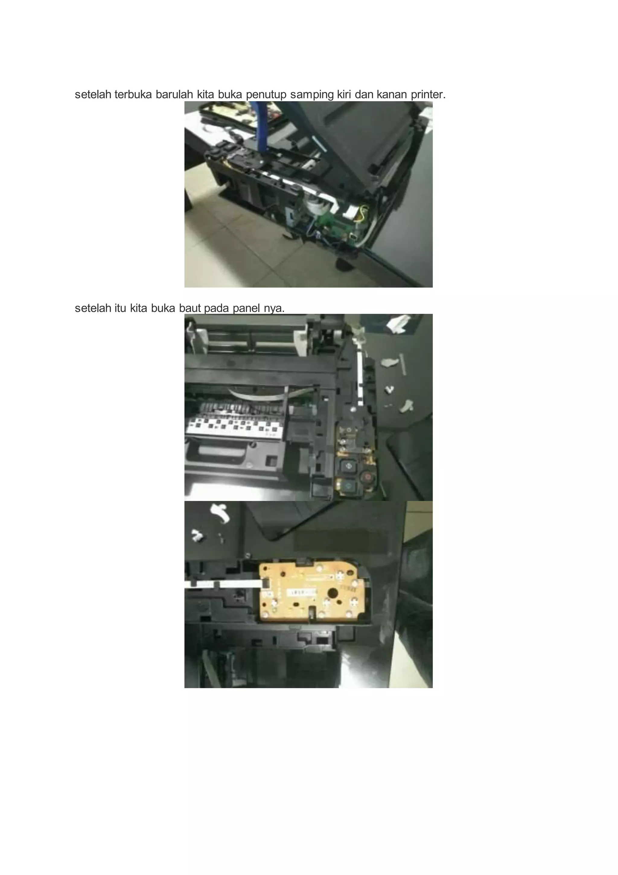 Bongkar pixma mp237 | PDF